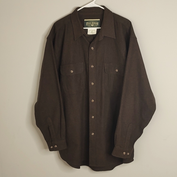 Field & Stream | Shirts | Field Stream Heavy Flannel Shirt Xxl Brown ...